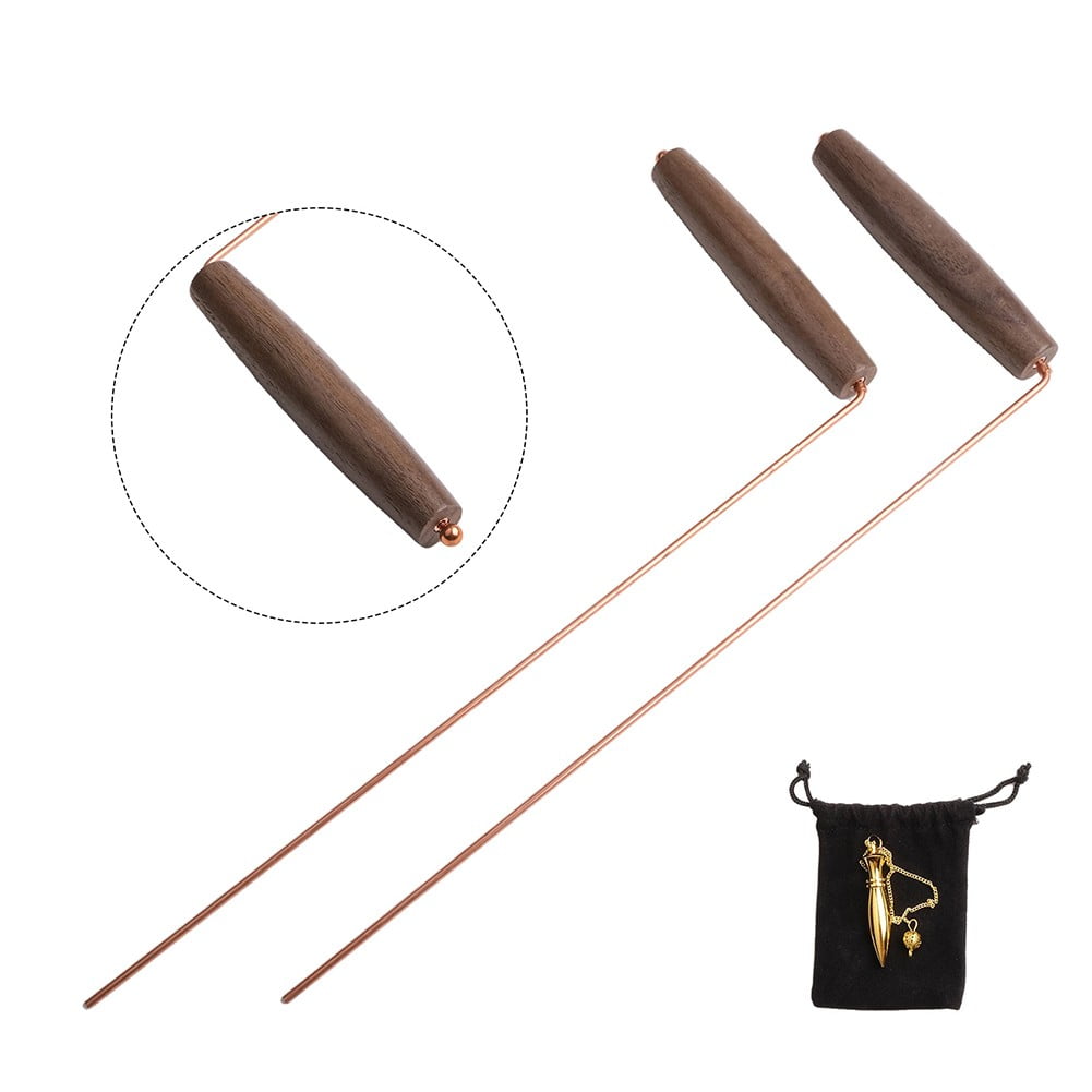 Dowsing Rod Kit For Searching Divining Water Gold Minerals Brass ...