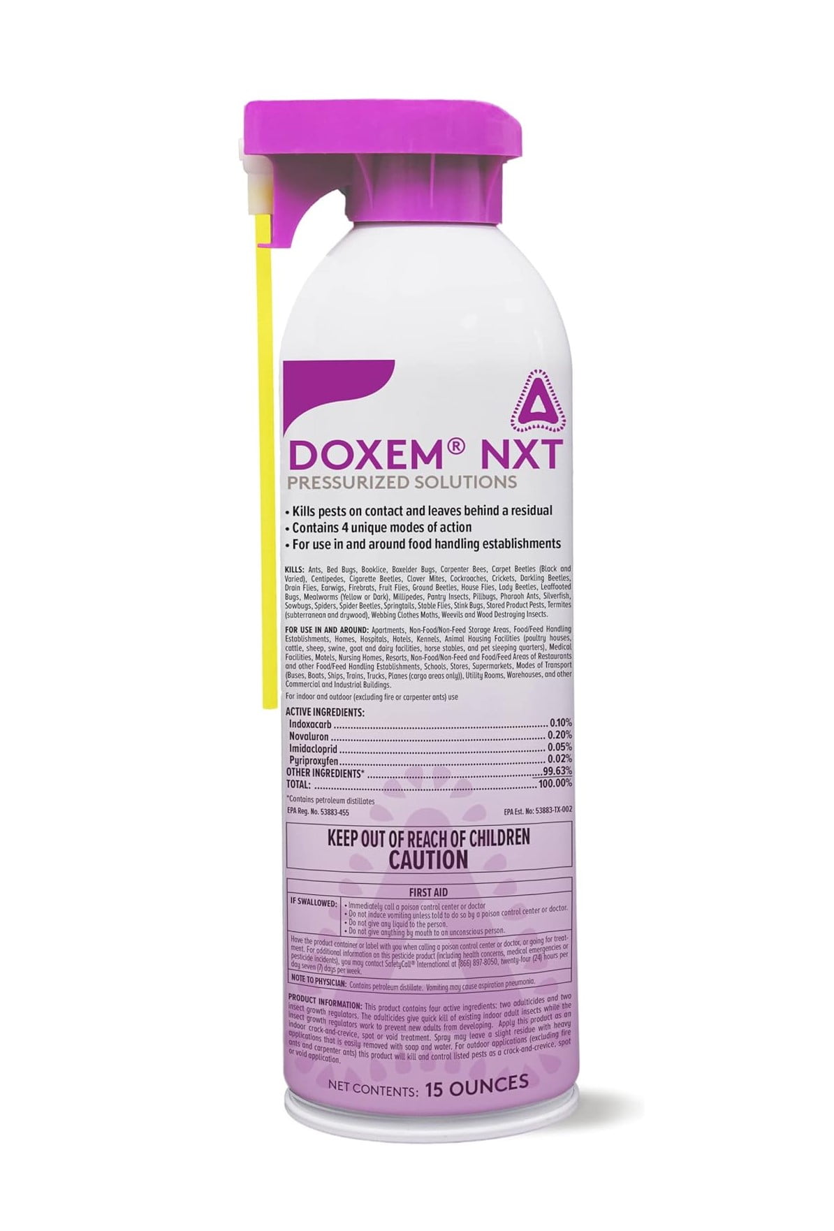 Control Solutions Doxem NXT Broad-Spectrum Insecticide Aerosol 15 fl oz ...