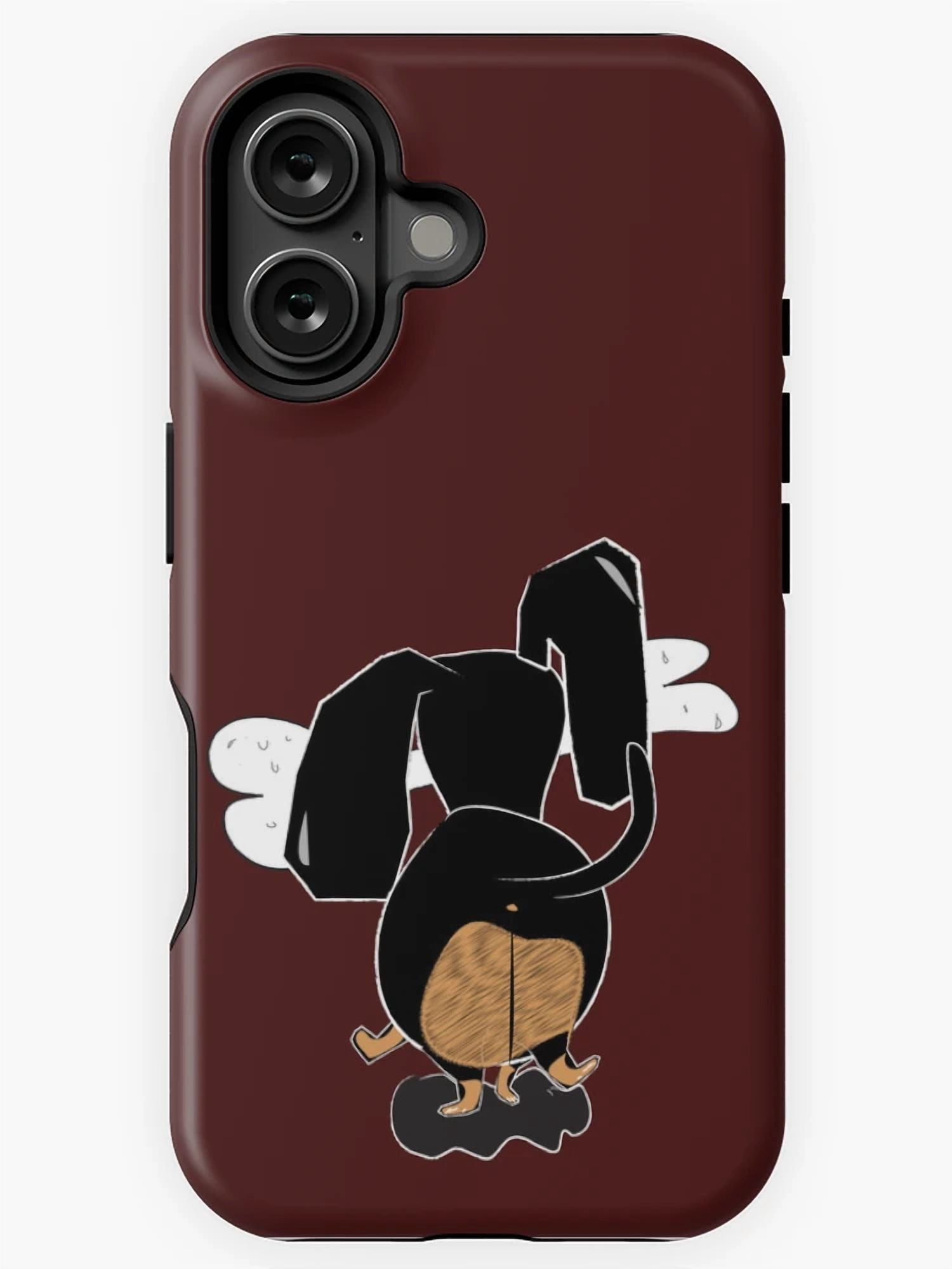 Doxie Going Cute Dachshund Dog Aesthetic iPhone Case for 11 through 16 ...