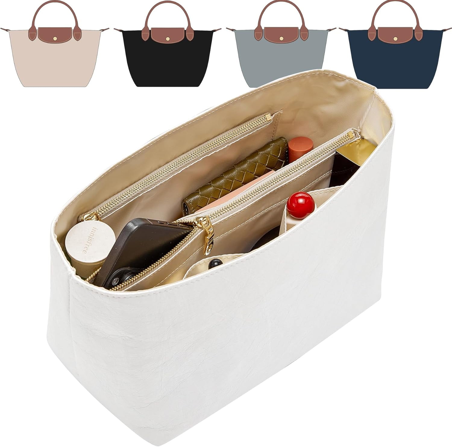Doxo Upgraded Purse Organizer Insert Compatible with Long Champ Large ...