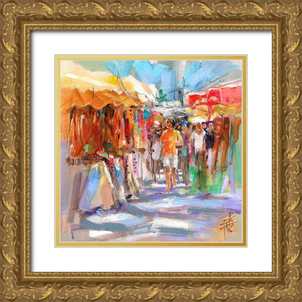 Doyle, Anne Farrall 26x26 Gold Ornate Wood Framed with Double Matting ...