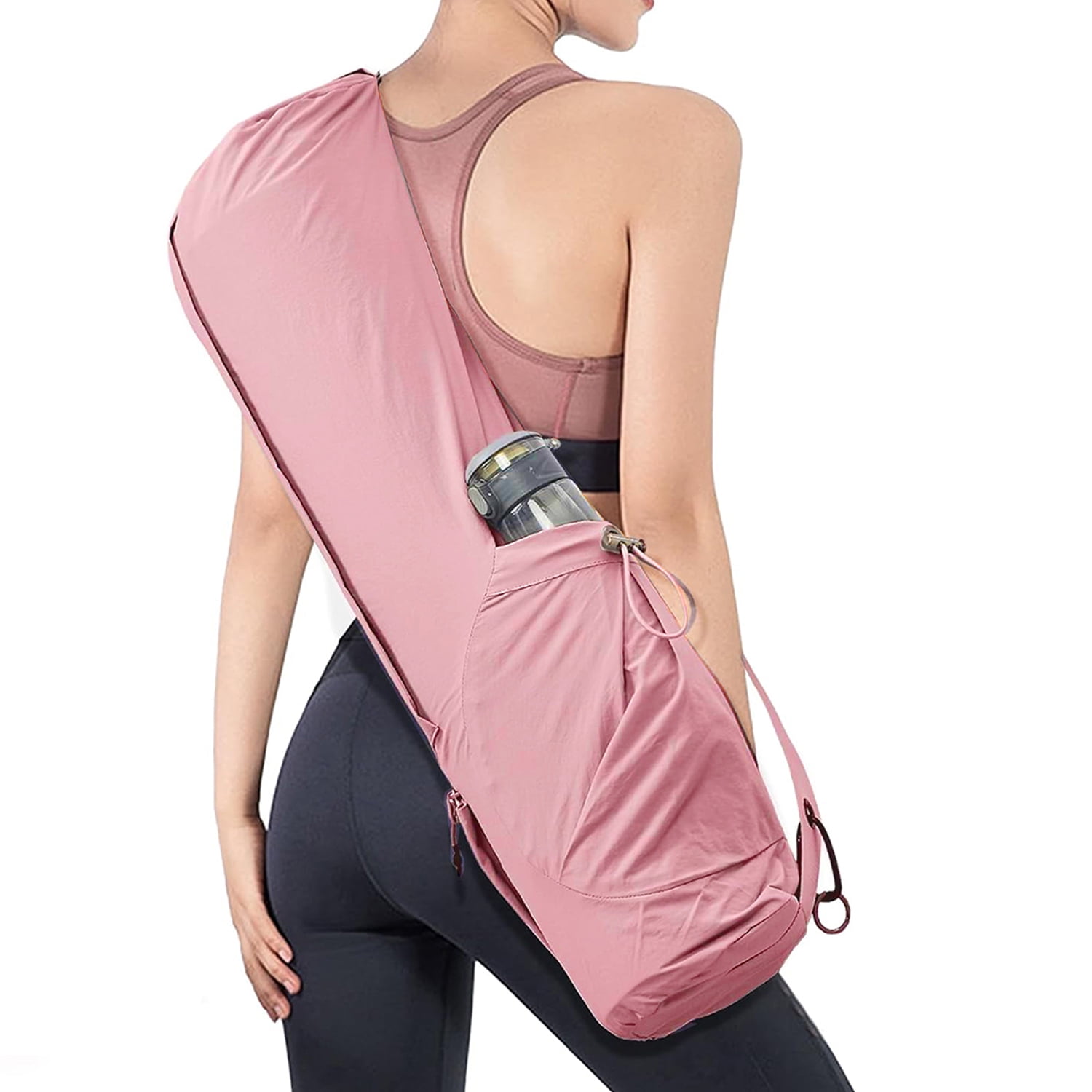 Doyogi Yoga Mat Bag with Water Bottle Pocket Exercise Yoga Mat Carrier ...