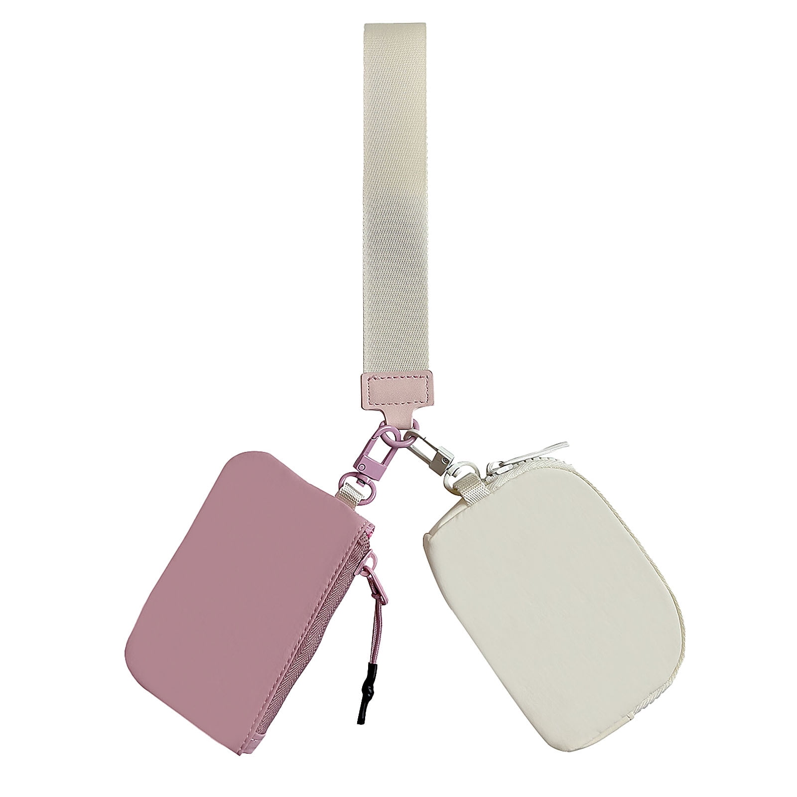 Doyogi Zip Around Dual Pouch Wristlet Portable Wristlet Wallet ...