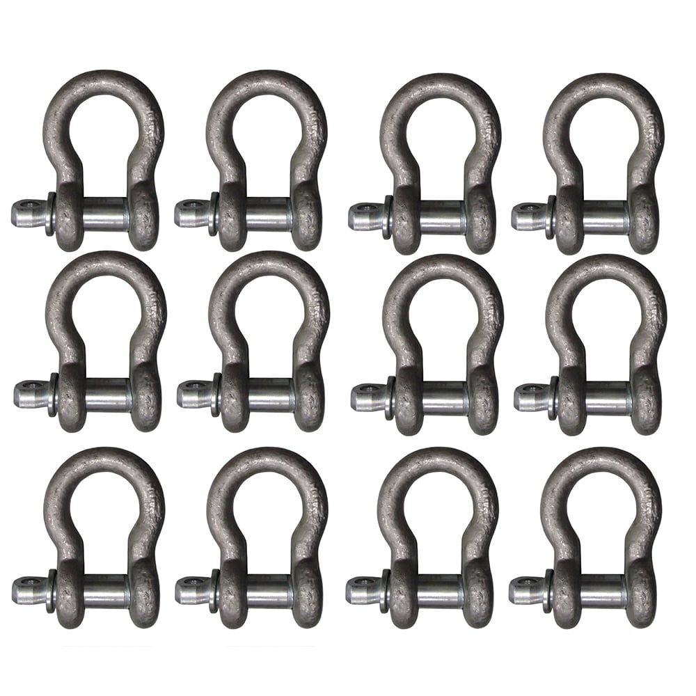 RAParts Dozen (12) 3/4" Shackles For Hauling Attaching Tie Down Anchor ...