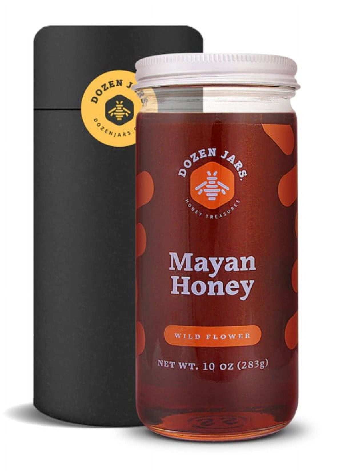 Dozen Jars Honey 10.5 oz - 100% Pure raw unfiltered wildflower honey ...