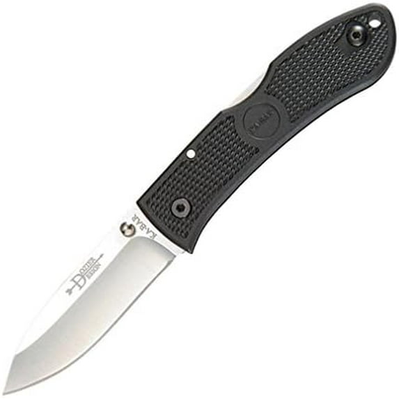 Dozier Hunter Pocket Knife 3" D2 Stainless Steel Drop Point Blade Black ...