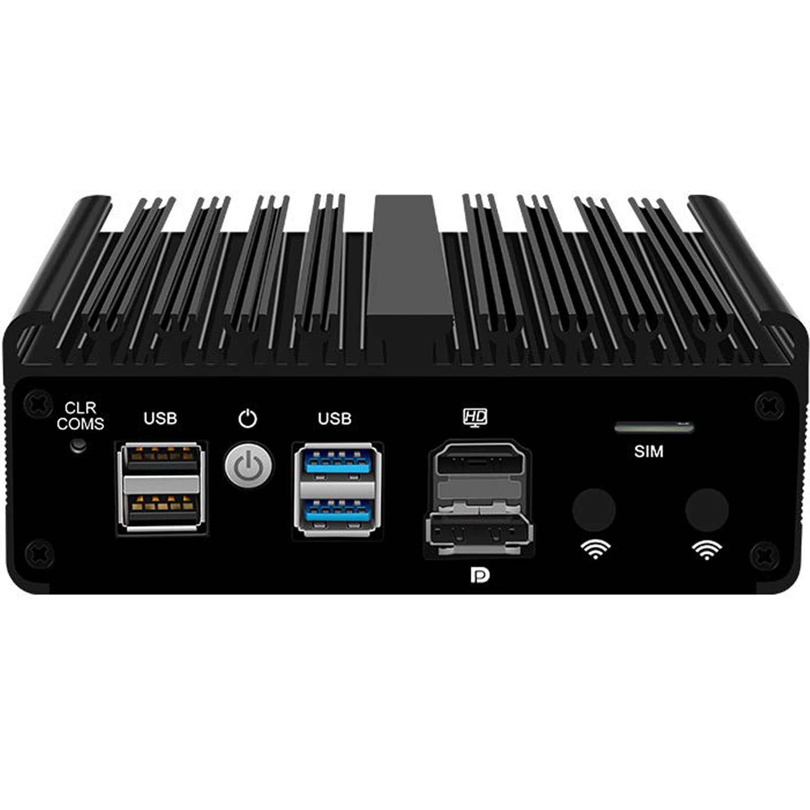 Dozlzyp 4 Port i226 2.5G Firewall Micro Appliance, Fanless Firewall Mini PC Alder Lake-N N100 ...