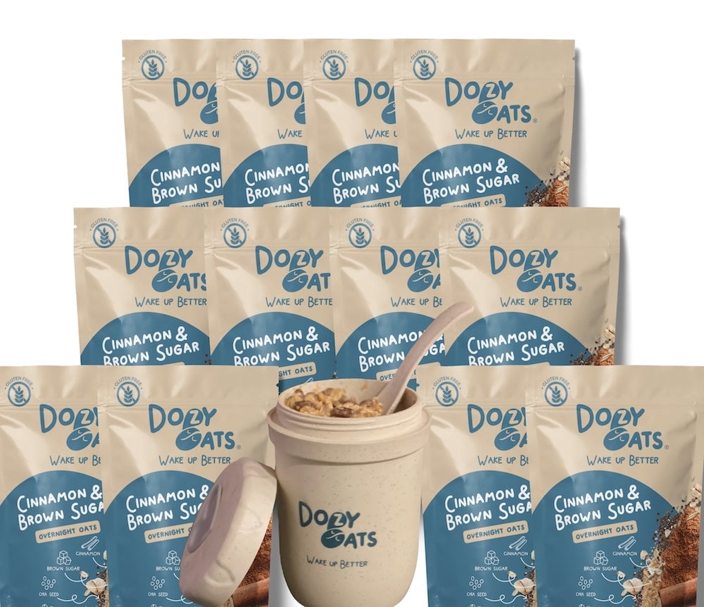 Dozy Oats Cinnamon & Brown Sugar Overnight Oats 12-Pack - Walmart.com