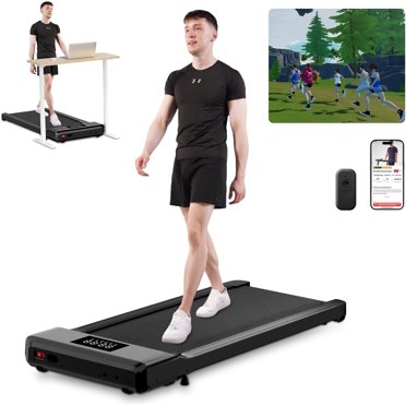 Goplus Personal Heavy Gym 1100W Stow Away Folding Treadmill with ...