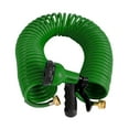 Dphkcey Coil Garden Hose 25FT, Coil Hose, Retractable Curly Water Hose ...