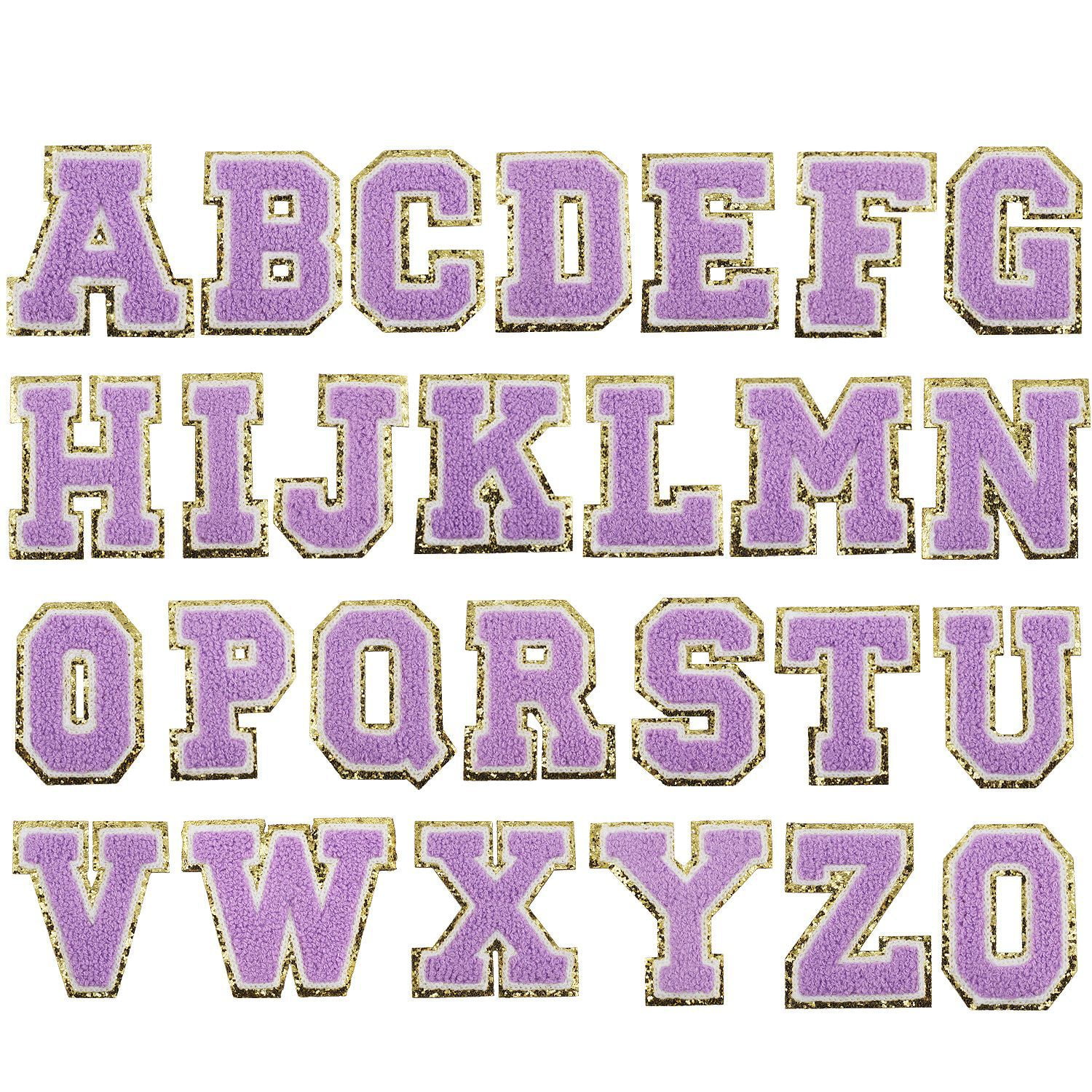 Dpisuuk Letter Patches for Clothing, Varsity Patch Letters, Iron on ...
