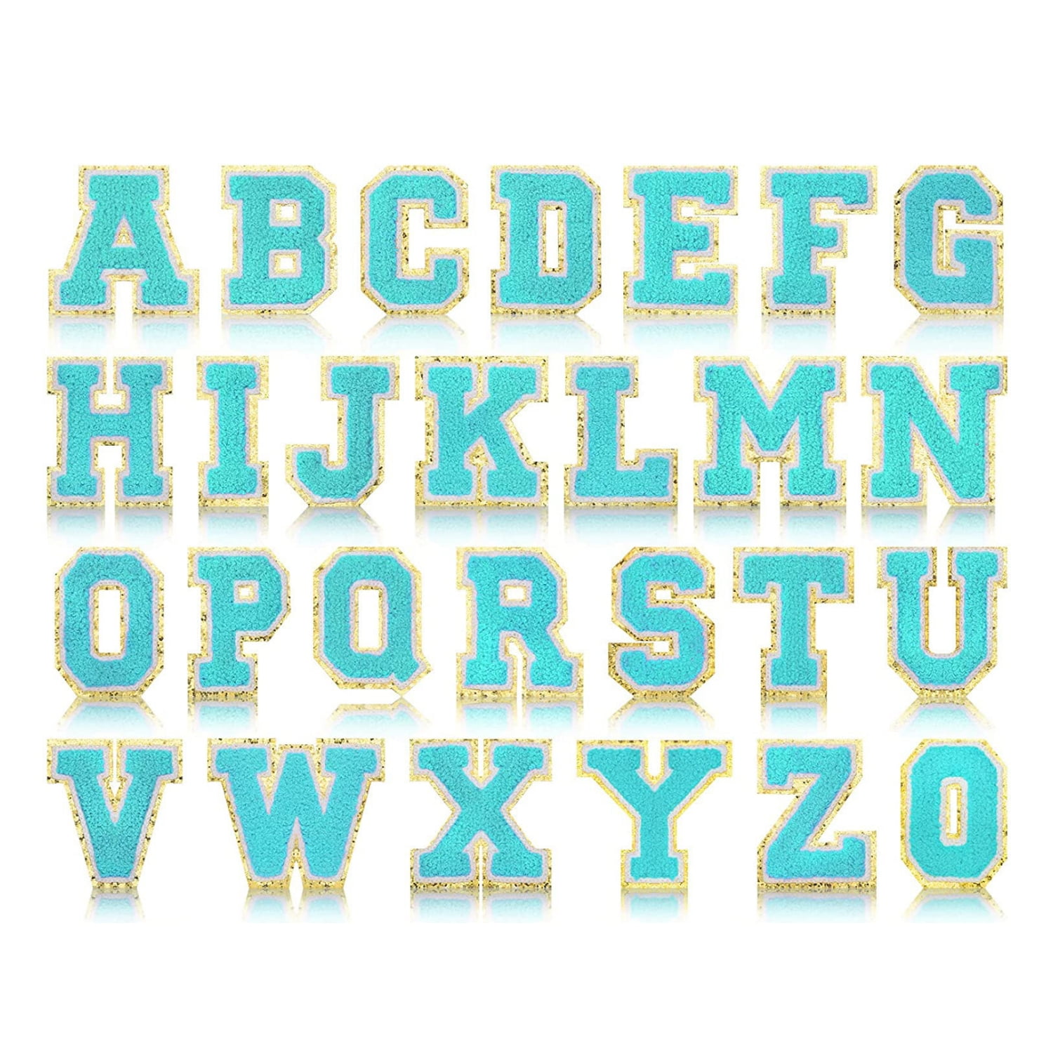 Dpisuuk Letter Patches for Clothing, Varsity Patch Letters, Iron on ...