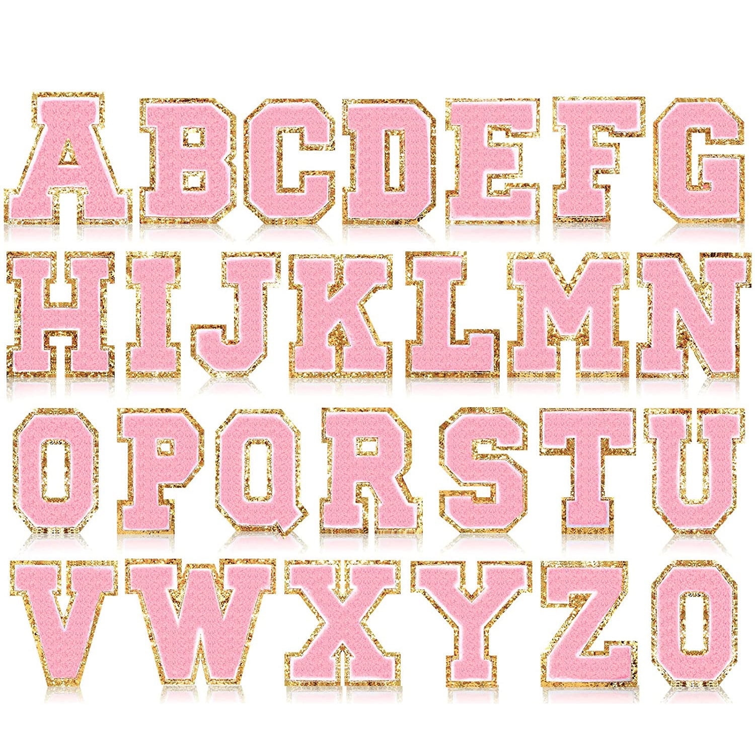 Dpisuuk Letter Patches for Clothing, Varsity Patch Letters, Iron on ...