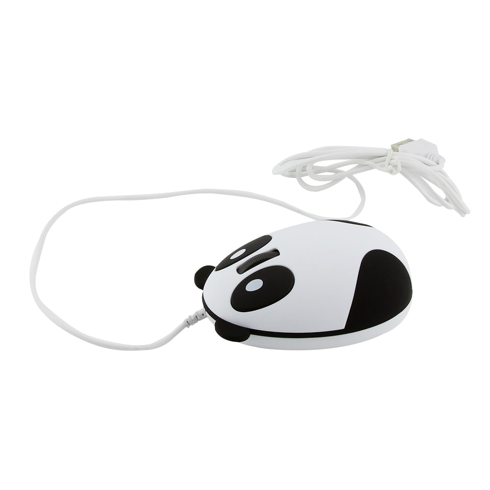 Dpisuuk Wired Mouse, Ergonomic Cute Animal Panda Shaped Computer Mouse ...