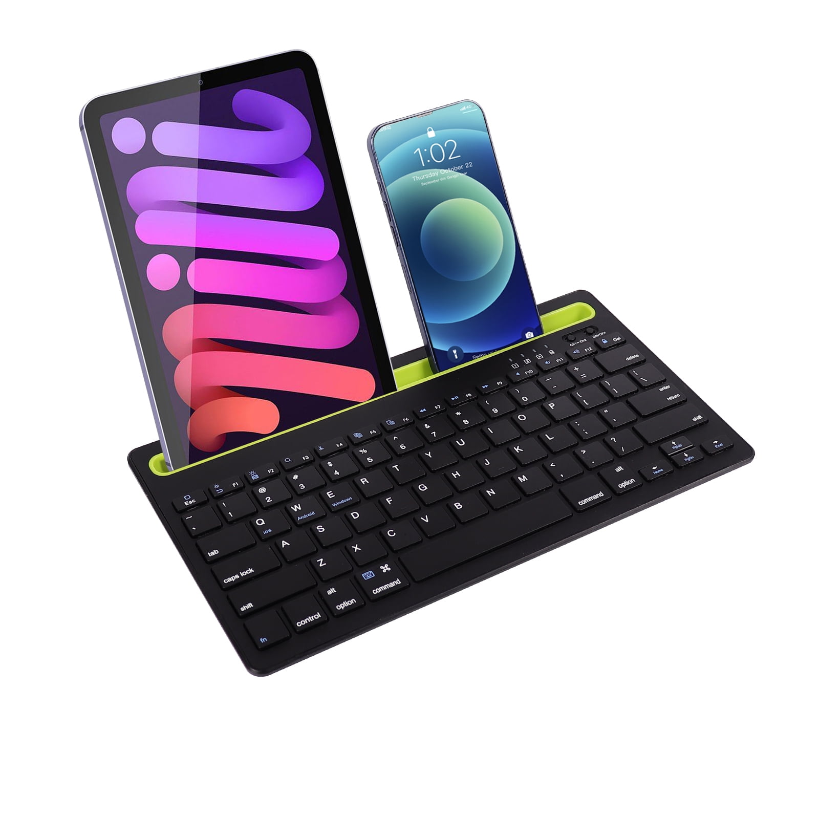 Dpisuuk Wireless Keyboard, Multi-device Bluetooth Keyboard ...