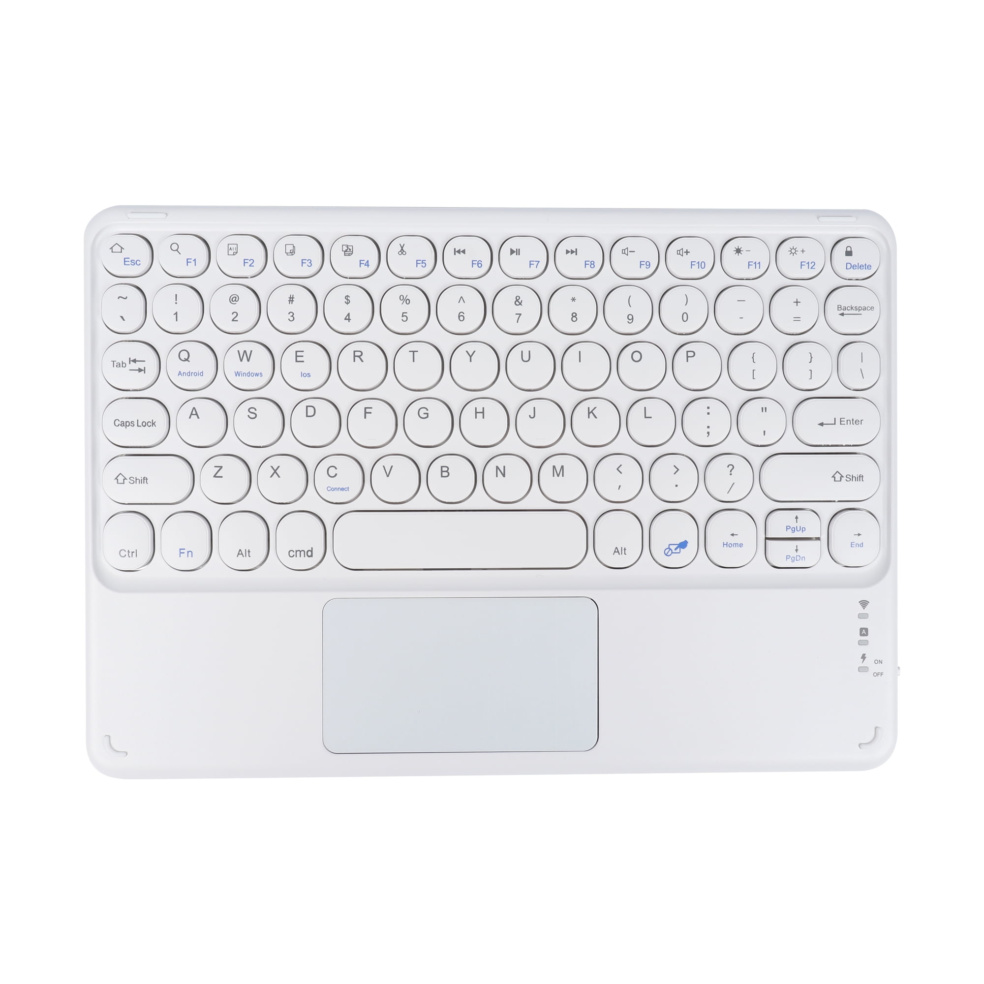 Dpisuuk Wireless Keyboard with Touchpad, 10inch Bluetooth Magnetic ...
