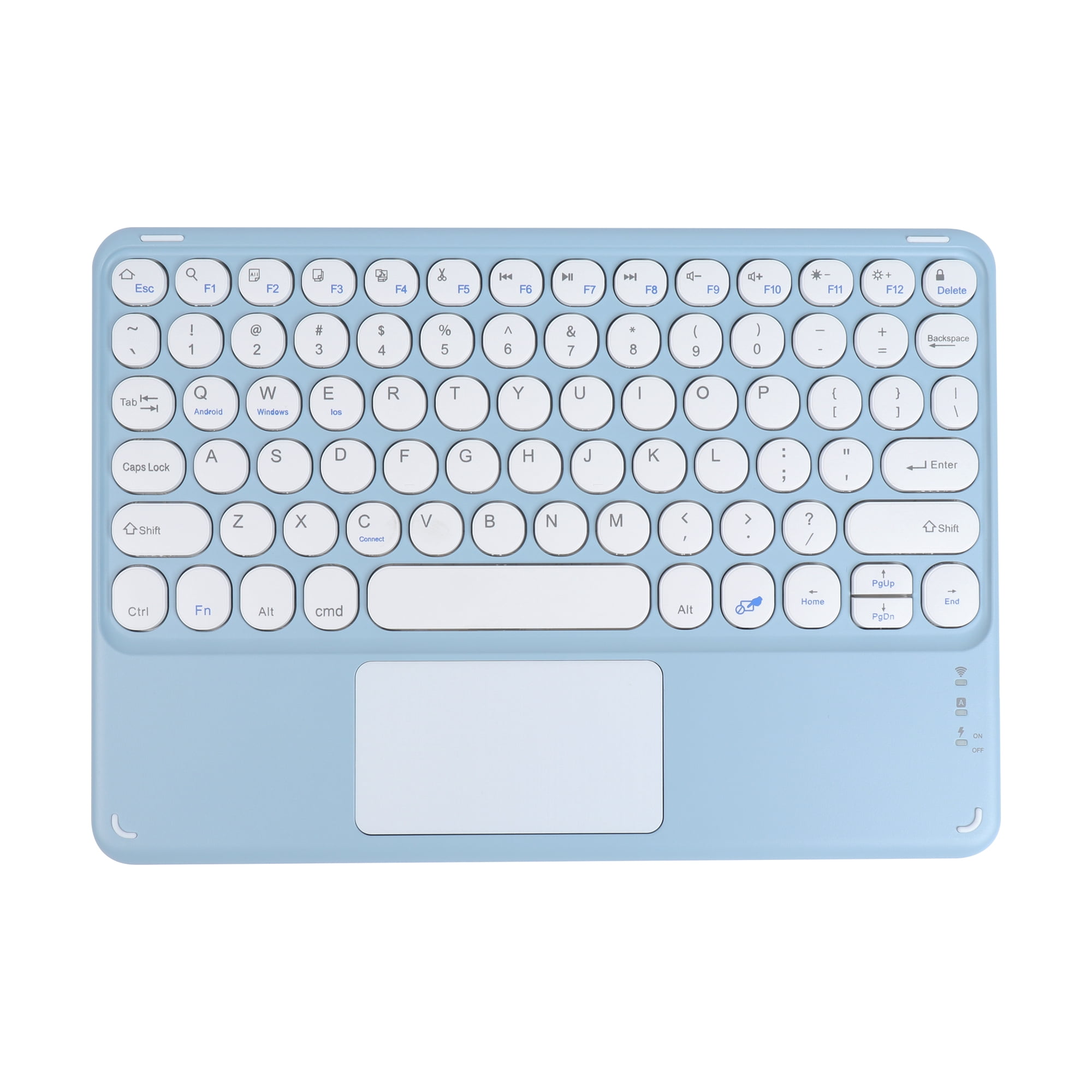 Dpisuuk Wireless Keyboard with Touchpad, 10inch Bluetooth Magnetic ...