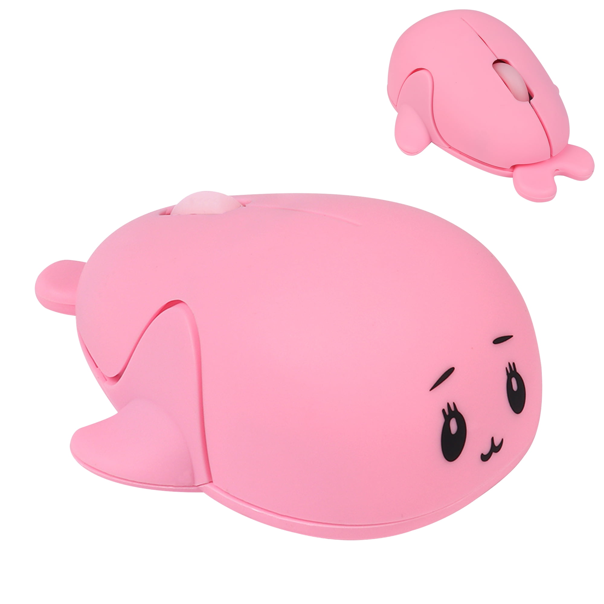 Dpisuuk Wireless Mouse Bluetooth Cute Small Animal Dolphin Shape ...