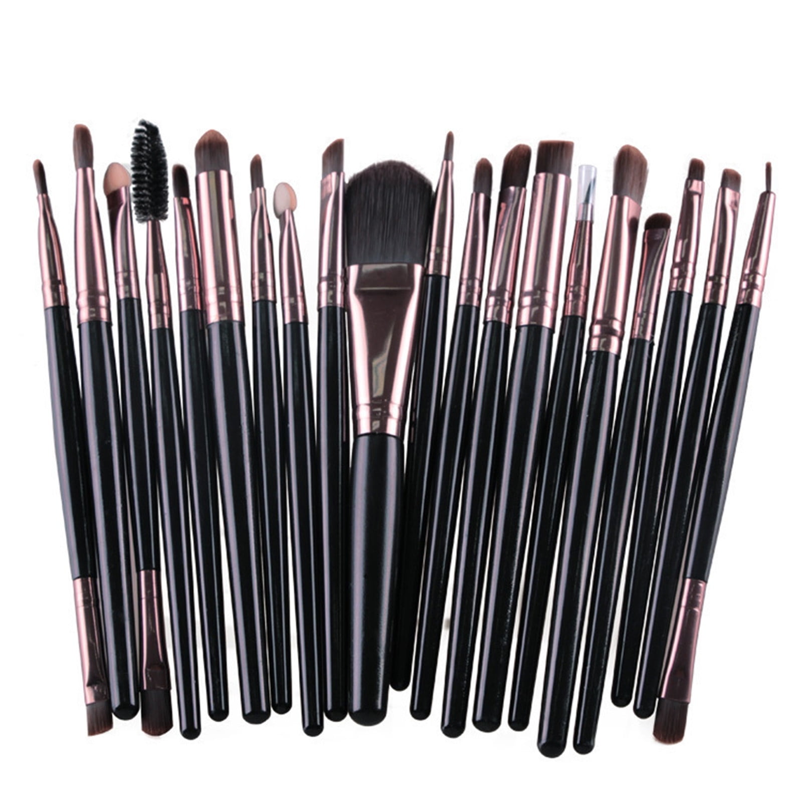 Dpityserensio 20PC Makeup Brush Set Tools Make-up Toiletry Kit Wool ...