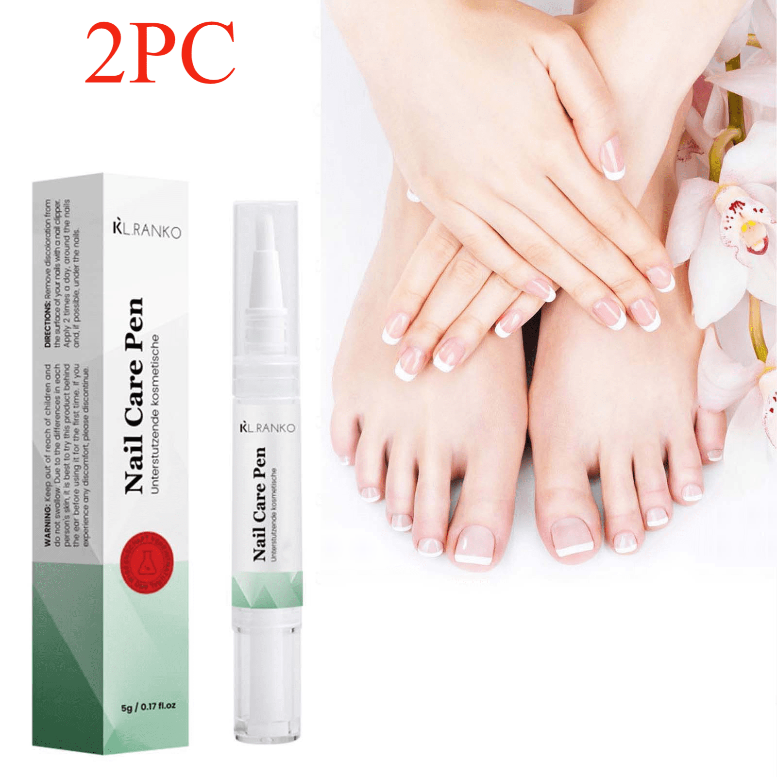 Dpityserensio 2PC Nail Care Health Pen Nail Oil Cuticle Pens W/Vitamin ...