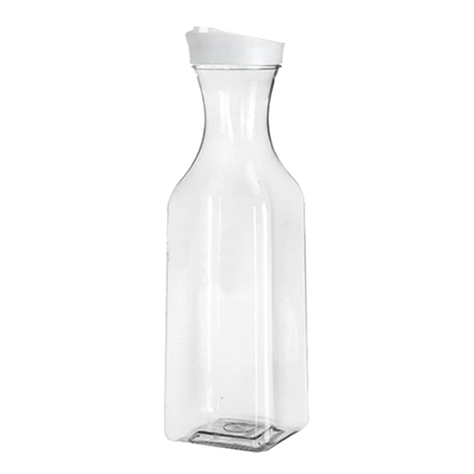 Dpityserensio 33.8OZ Transparent Plastic Juice Pitcher, Cold Water ...