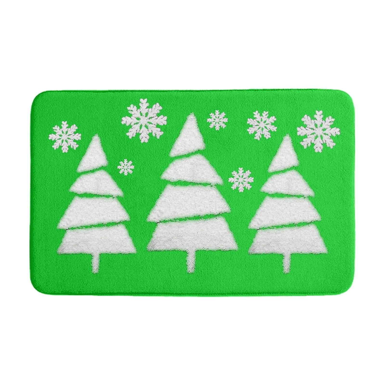 Dpityserensio Christmas Rug Christmas Snowflake Rugs Christmas Tree ...