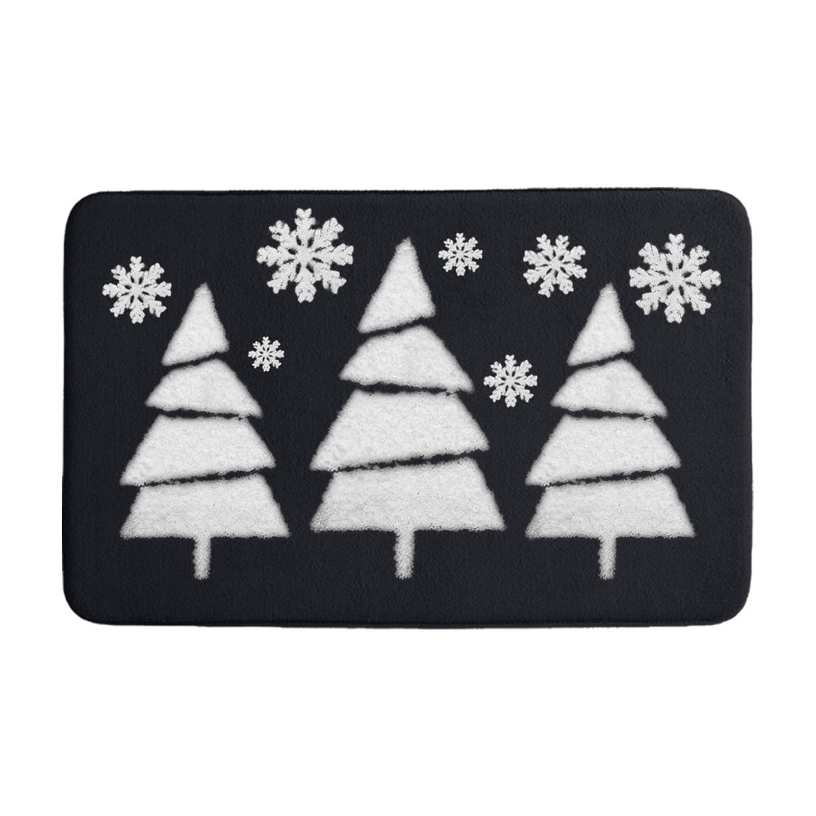 Dpityserensio Christmas Rug Christmas Snowflake Rugs Christmas Tree ...