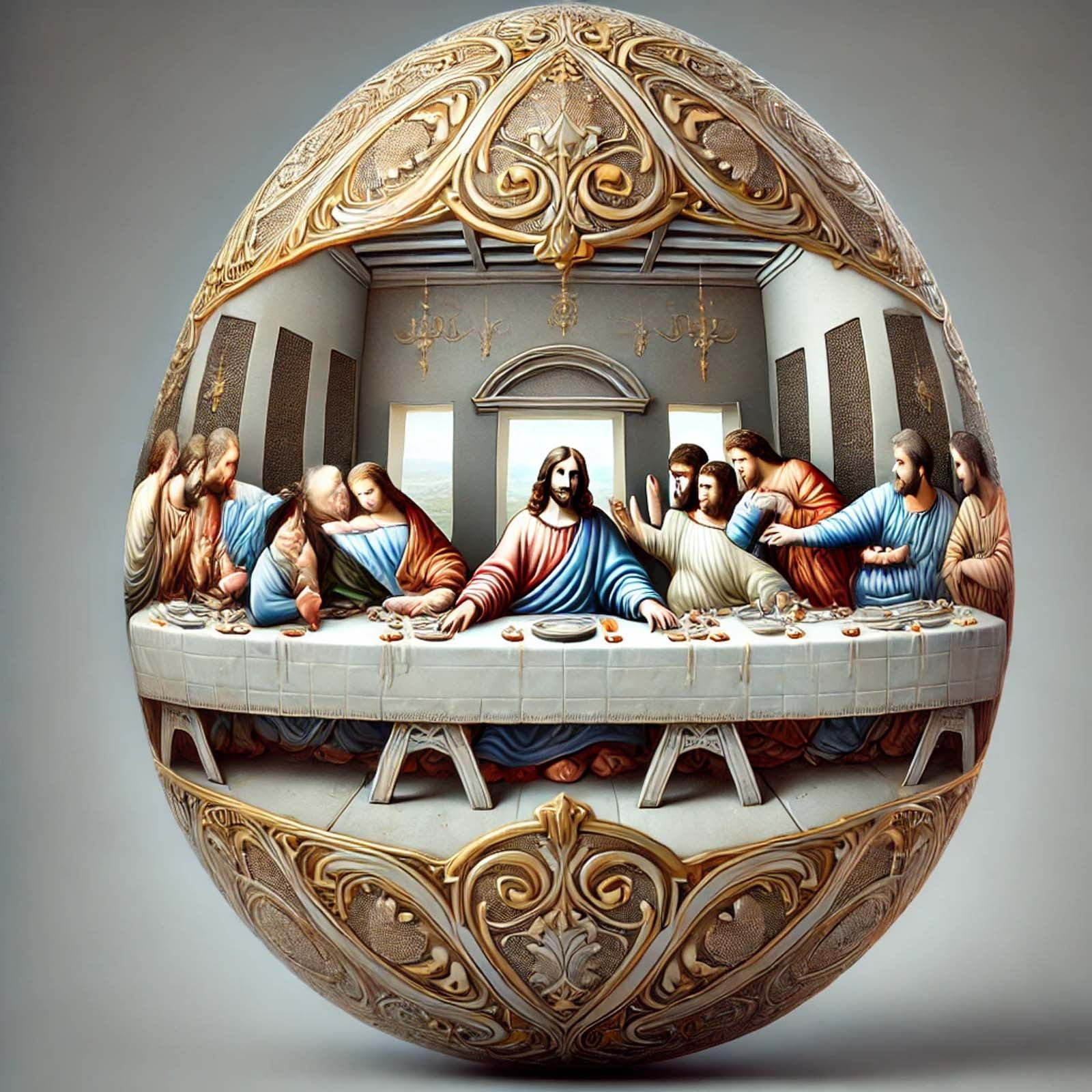 Dpityserensio Easter Jesus Egg Decorations Religious Easter Egg Set ...