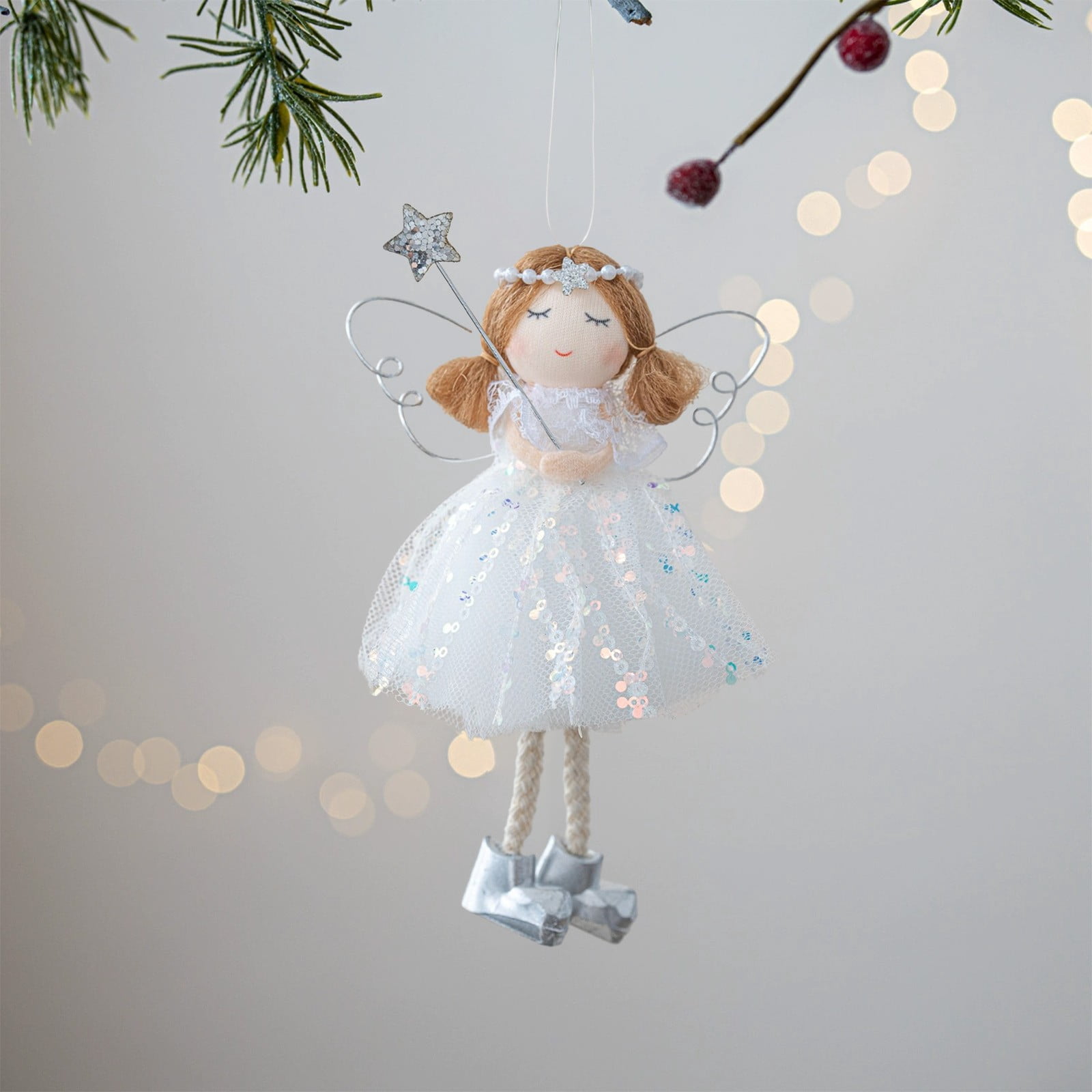Dpityserensio Home Fall Decor Christmas Angelic Doll Decorations ...