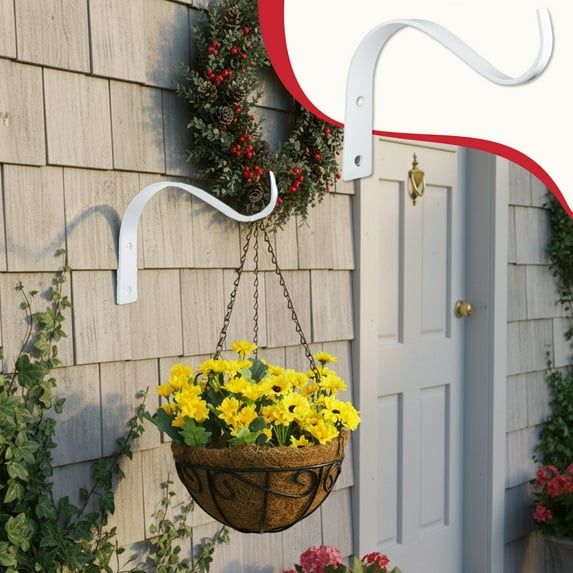Dpityserensio Iron Wall Hooks for Hanging Plants Lanterns Plants Hanger ...