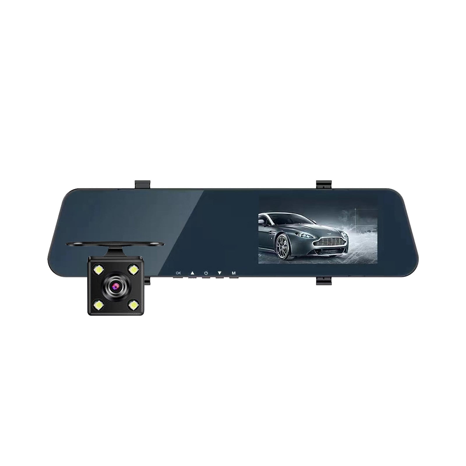 Dpityserensio Mirror Dash Cam Backup Camera12 Inch, HD1080p Smart ...