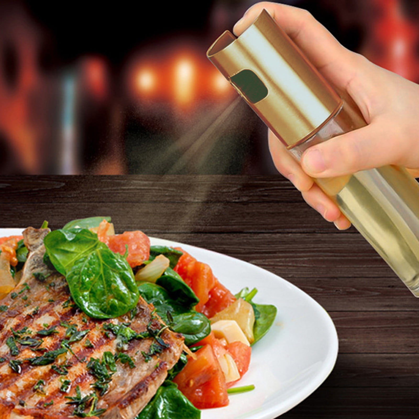 Dpityserensio Refillable Kitchen Dispenser, Glass Food-Grade Olive Oil ...