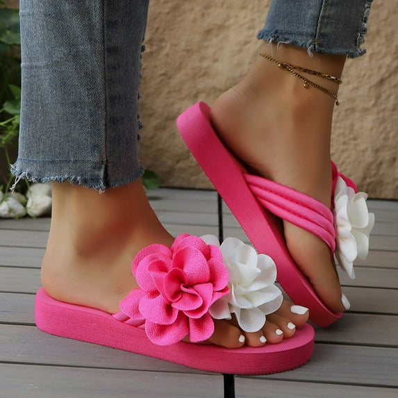 Dpityserensio Summer Slides Sandal for Women Flop Sandals For Spring ...