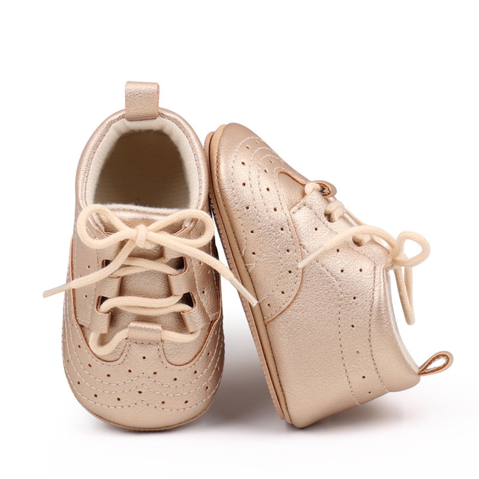 Dpityserensio Toddler Baby Walking Shoes Princess Shoes Soft Sole First ...