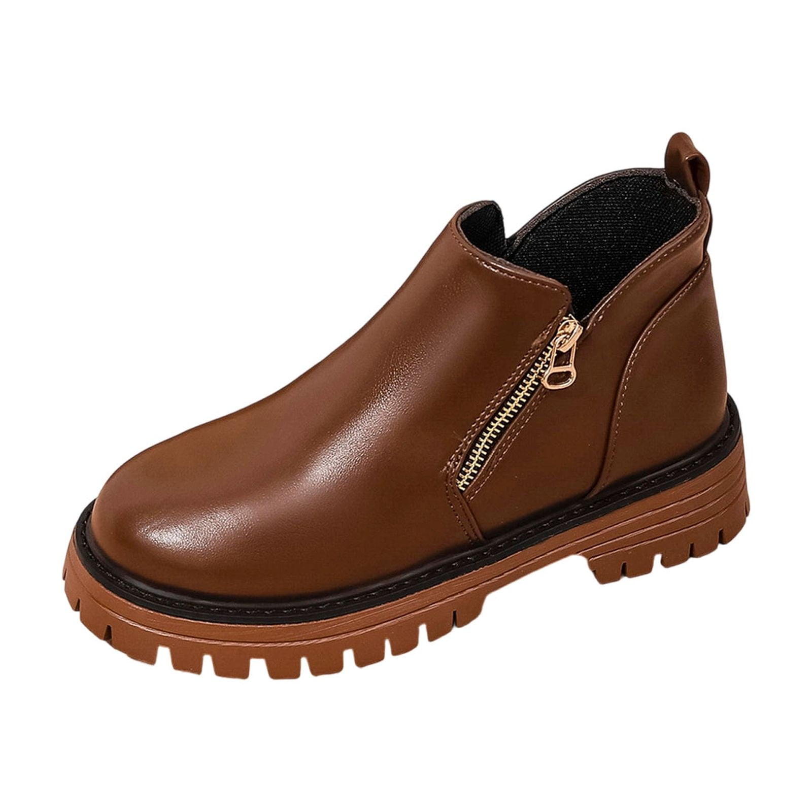 Dpityserensio Women's Fashionable And Casual Versatile Round Toe ...