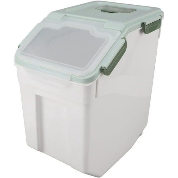 Dpofirs Rice Storage Bin, Airtight Hygienic Rice Container for Kitchen ...