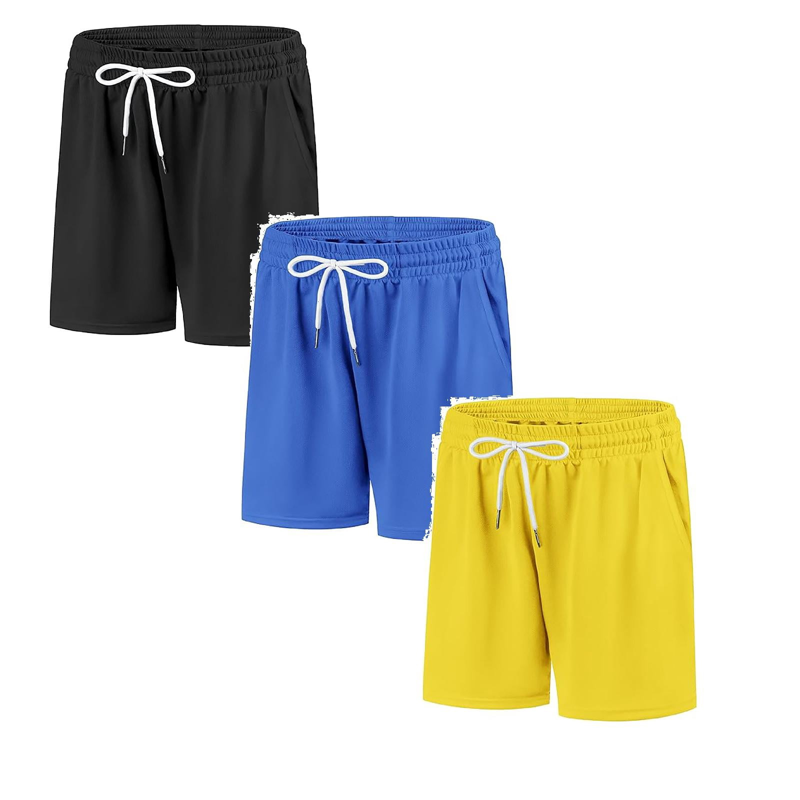 Dpytoraw 3 Pack Girls Shorts Athletic Soccer Running Active Dry-Fit ...