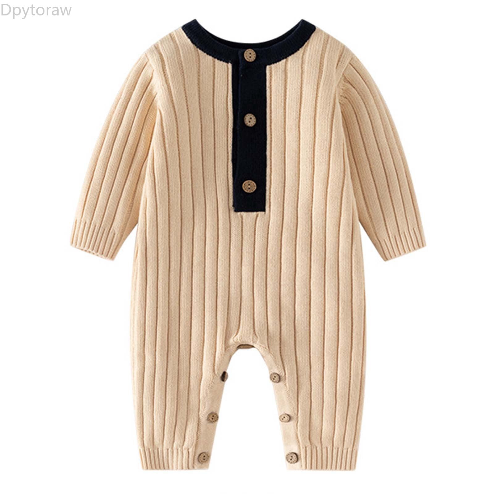 Dpytoraw Baby Knit Sweater Autumn And Winter New Long Sleeve Cotton ...