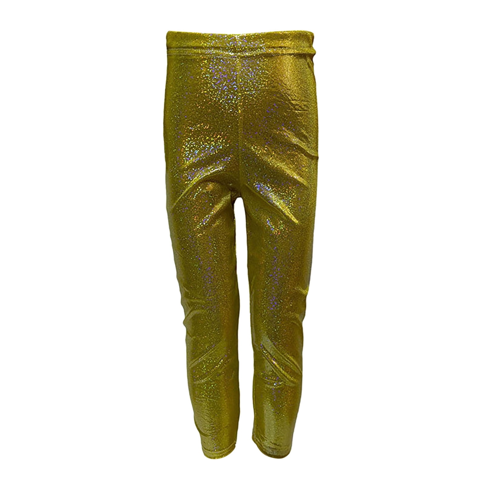 Dpytoraw Boys And Girls Fine Sequin Leggings Training Dance Wear ...