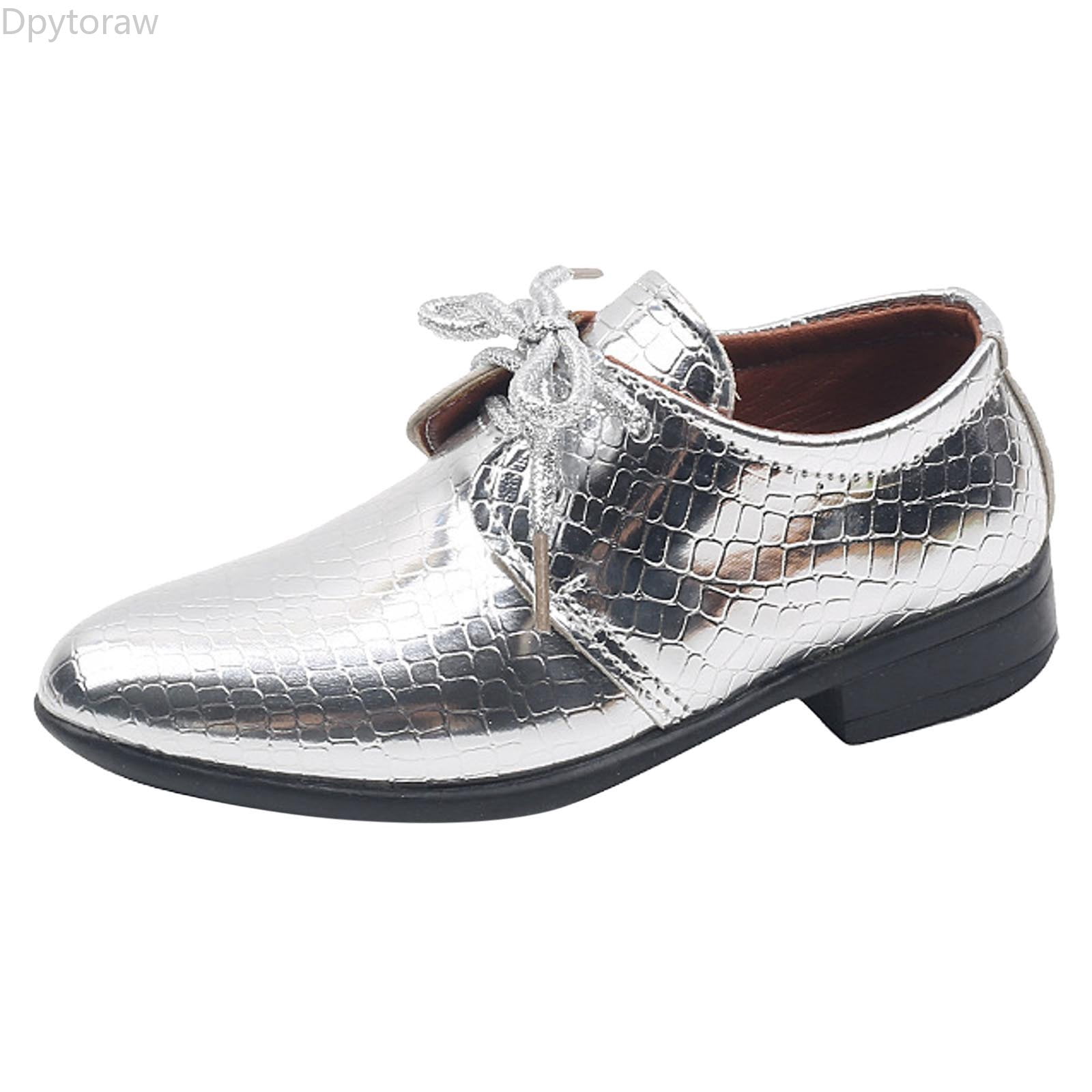 Dpytoraw Boys Leather Shoes Four Seasons New Pattern Fashion Simple And ...