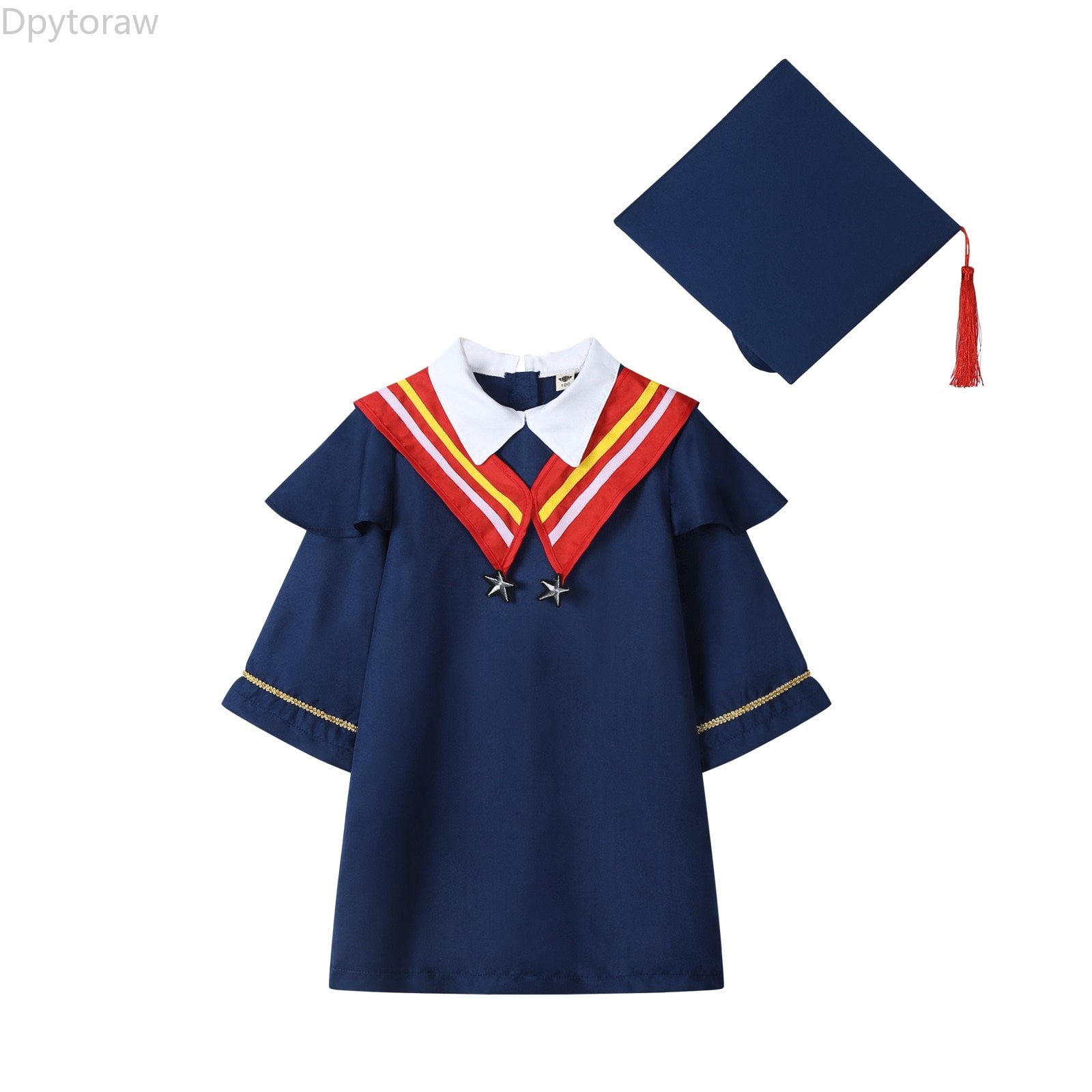 Dpytoraw Child Graduation Cap, Gown, Tassel and 2026 Charm Set ...