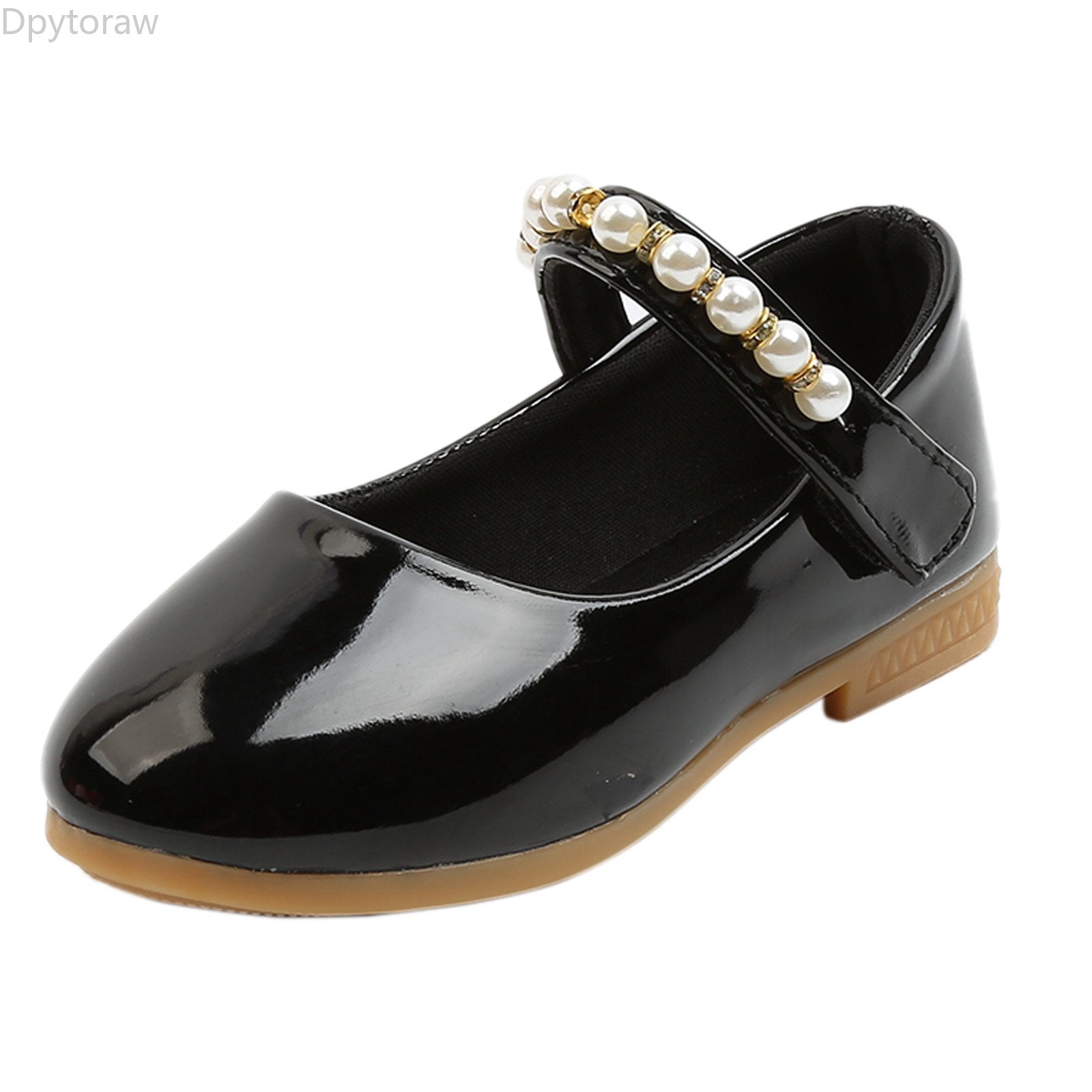 Dpytoraw Dance Single Soft Solid Student Kid Flower Shoes Children ...