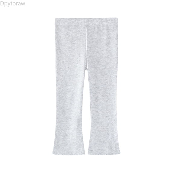 Dpytoraw Girls Ice Silk Flared Leggings, Tight Bootcut Stretchy Summer ...