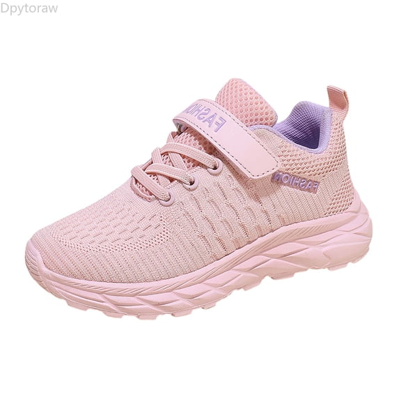 Dpytoraw Girls Sneakers For Kids Breathable Mesh Running Shoes ...