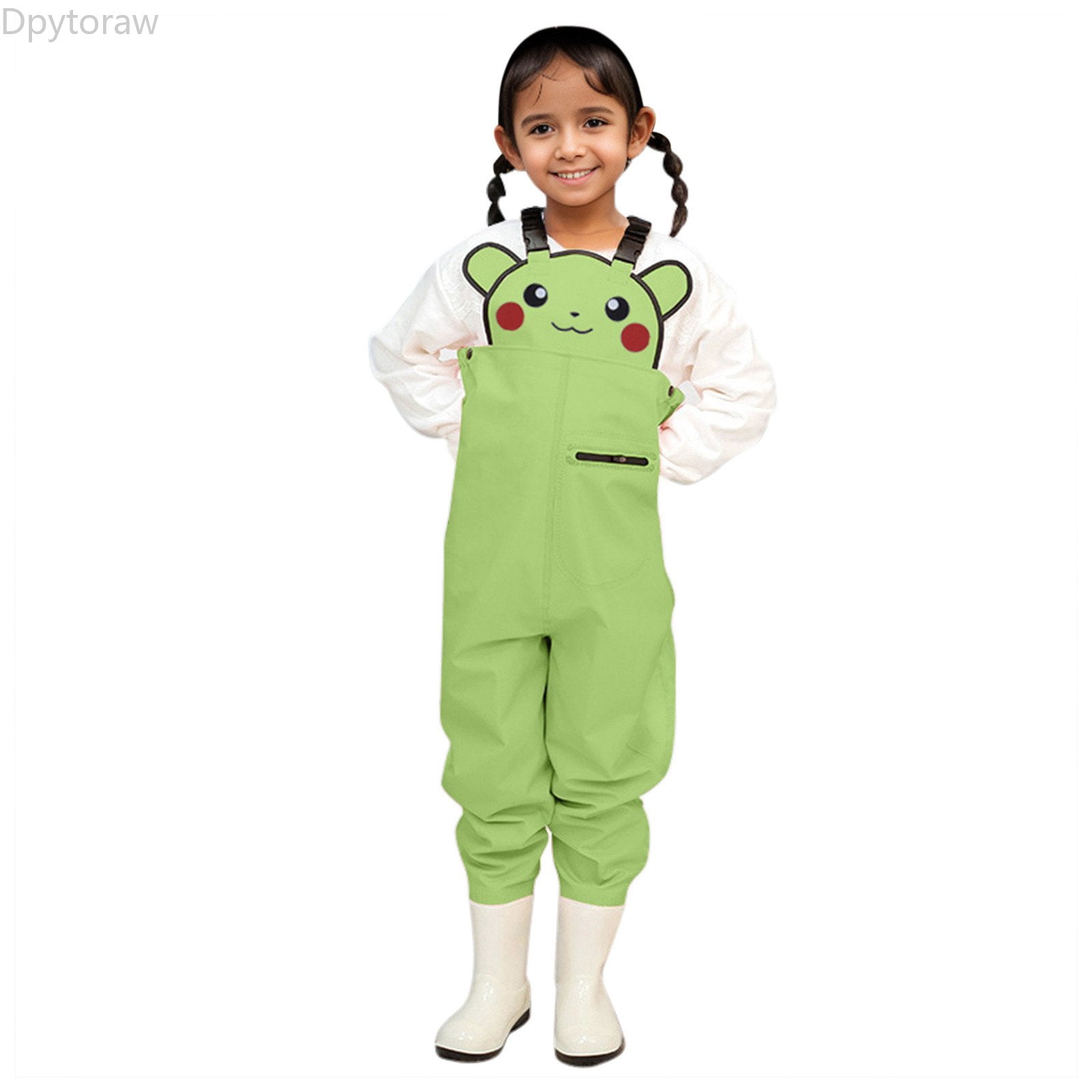 Dpytoraw Kids Cartoon Chest Waders Youth Fishing Waders For Toddler ...