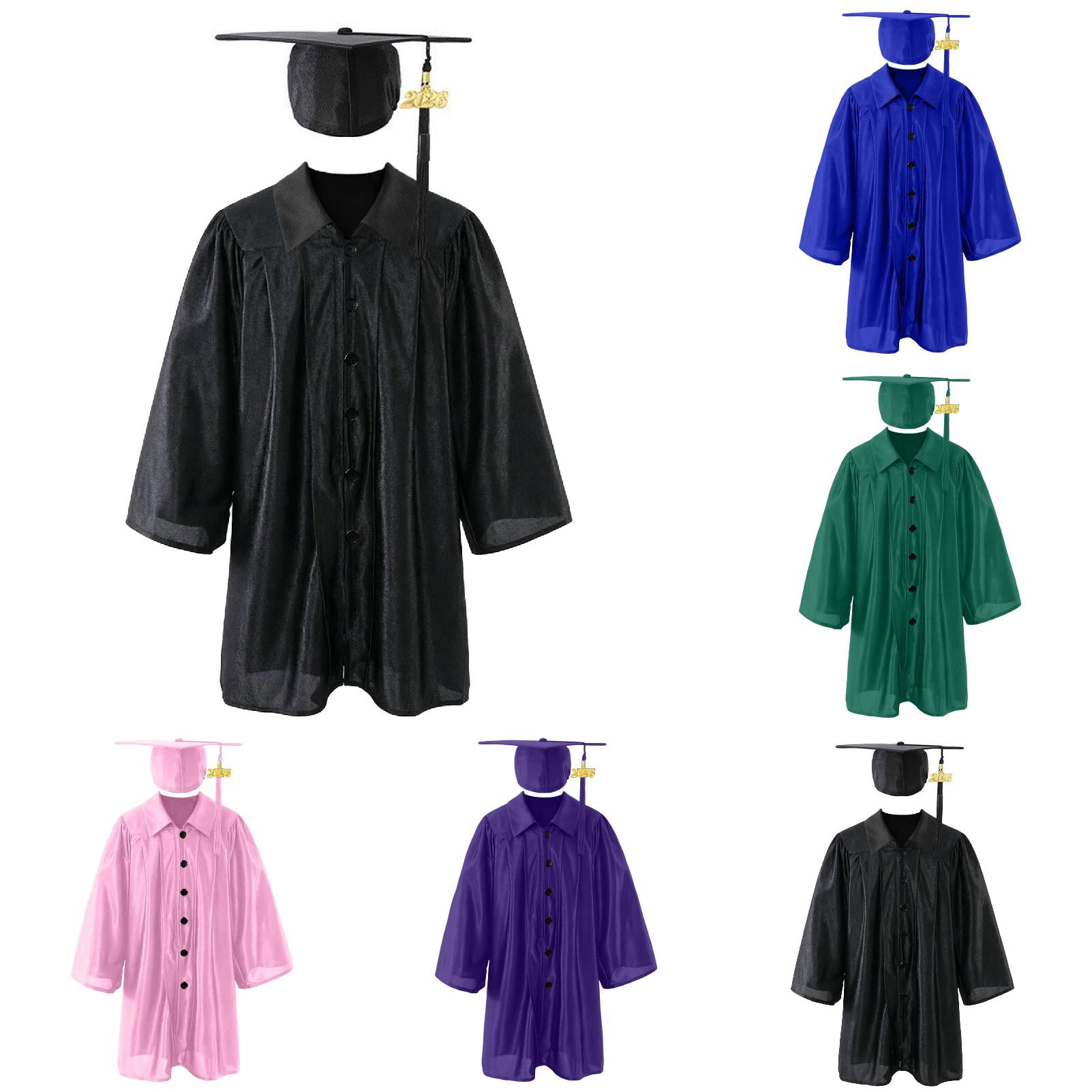 Dpytoraw Kids Graduation Cap and Gown Set, Preschool & Kindergarten ...