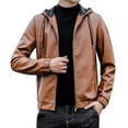 Dpytoraw MALE Vintage Motorcycle Jacket Riding Motorbike Leather ...