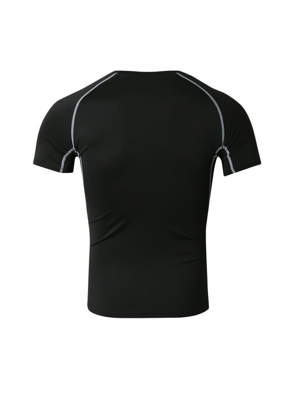 Bjutir Mens Tshirts Fitness Long Sleeve Running Sports Muscle Athletic ...