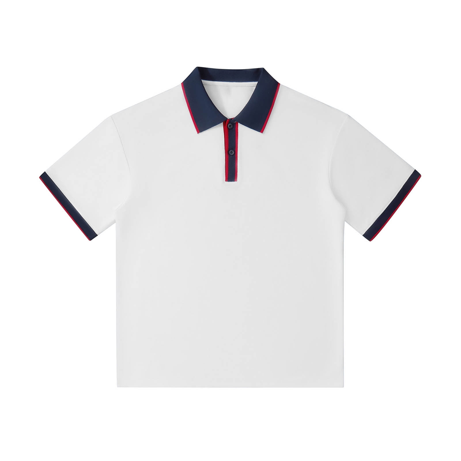 Dpytoraw Men's Lapel Short Sleeved T Shirt Loose Drop Shoulder ...