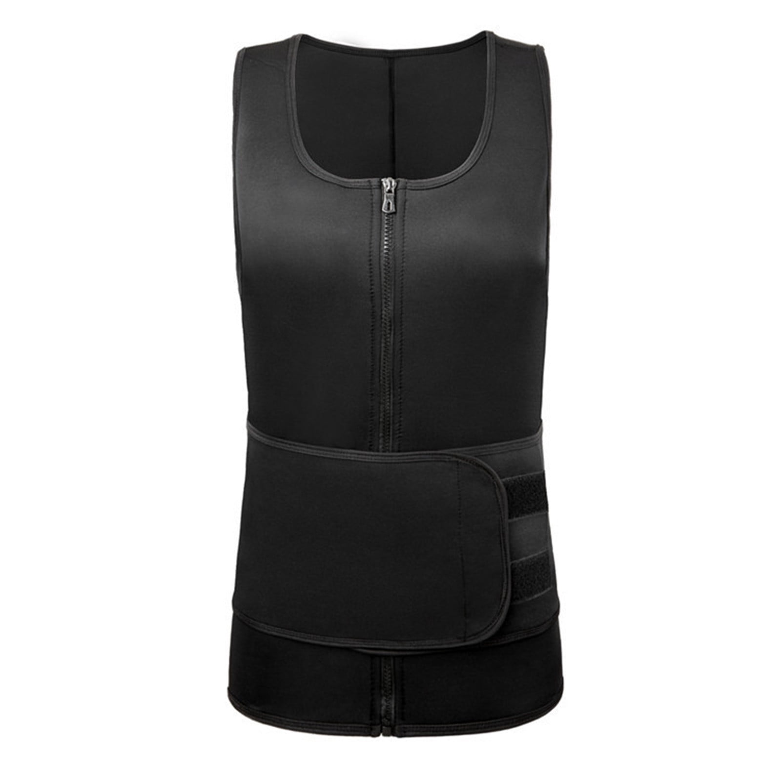 Dpytoraw Men's Neoprene Shapewear Fitness Tummy Waist Sports Vest ...